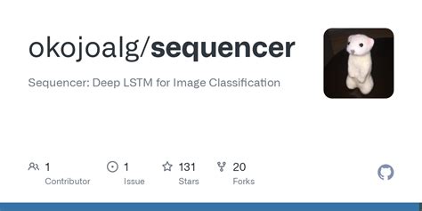 GitHub Okojoalg Sequencer Sequencer Deep LSTM For Image Classification