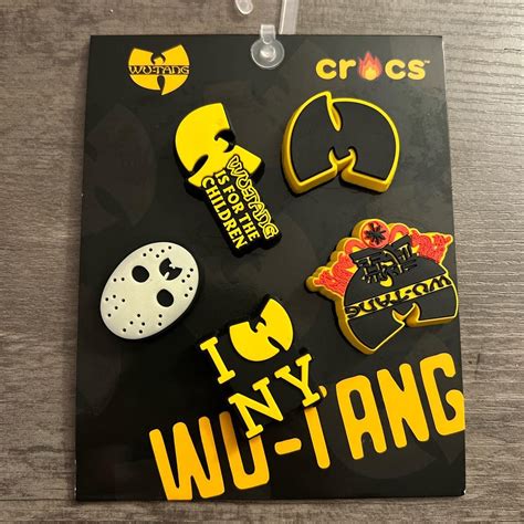 Wu Tang Clan Crocs Jibbitz Brand New 5 Pack Depop