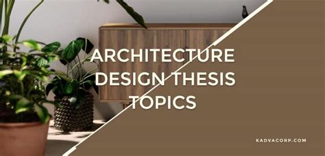 Innovative Architecture Thesis Topics List For B Arch Final Year Dissertation Ideas