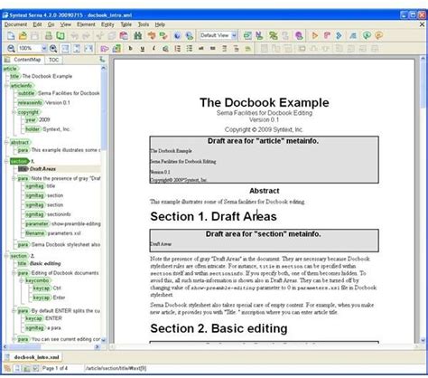 Review Of Syntext Serna Free Wysiwyg Xml Editor