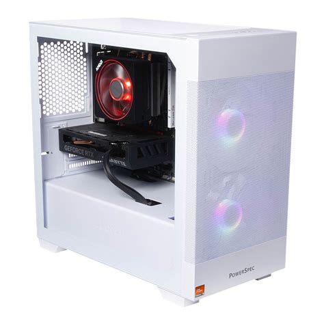 Powerspec G519 Gaming Pc Amd Ryzen 5 7600x 4 7ghz Processor Nvidia Geforce Rtx 4060 8gb Gddr6