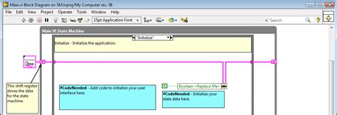 new state machine run time data structure or property node to help new users ni community