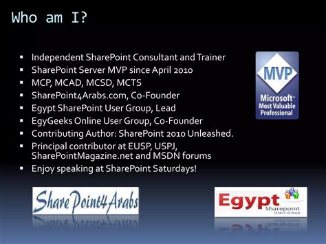 sharepoint 2010 workflows ayman el hattab pptx computing