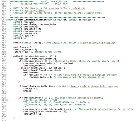 Stm32 Uart HaberleŞmede Ring Buffer Kullanimi Selcuk Ozbayraktar