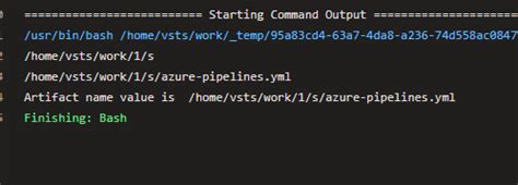 Azure DevOps Pipeline Cannot Create A Variable In Bash Task Stack
