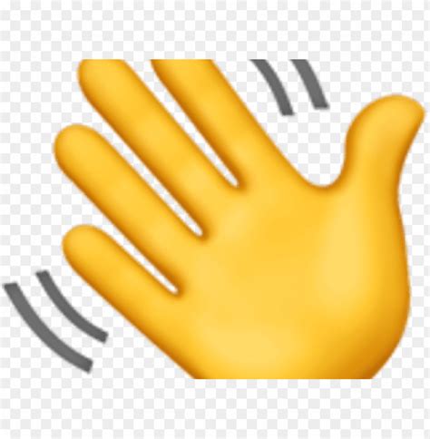 Hand Emoji Clipart Closed Hand Waving Hand Apple Emoji Png