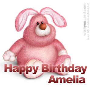 Happy Birthday Amelia Free E Cards