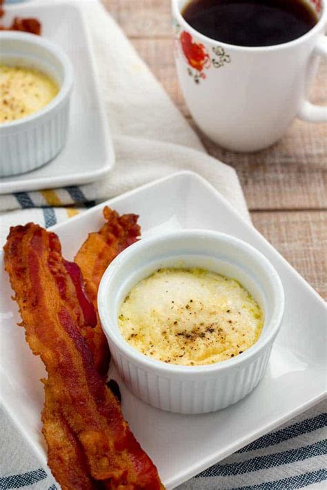 Eggs En Cocotte In The Instant Pot French Baked Eggs The Foodie Eats