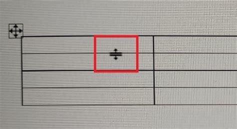 how to adjust the cell height in word online
