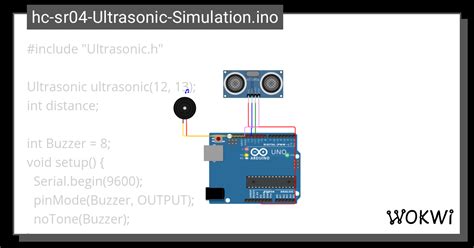 Hc Sr04 Ultrasonic O Wokwi Esp32 Stm32 Arduino Simulator