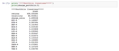 Crypto Portfolio Optimization Using Python By Omkar Dash Medium