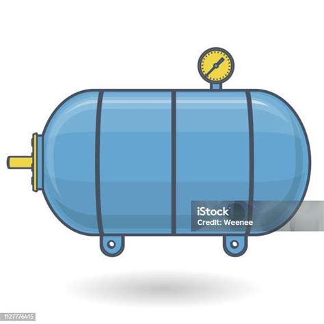 물 가스 공기 압력 용기를 설명 했다 자료의 저장에 대 한 압력 탱크 연료 탱크에 대한 스톡 벡터 아트 및 기타 이미지 연료 탱크 천연가스 기체 물리 구조 Istock