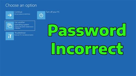 How To Fix The Password Is Incorrect After Update Youtube