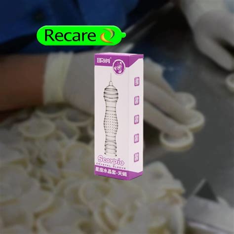 Crystal Reusable Condom Dragon Silicone Condom Producers