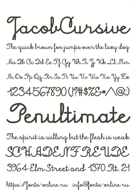 Jacobcursive Font