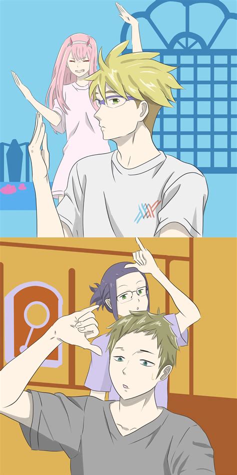 Love Is Hard For Otaku 😆 Alert This Is Not A Ship But It Is So Cute