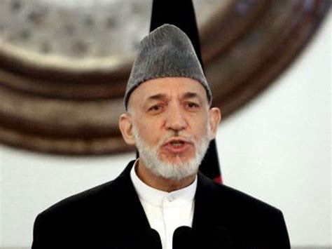 Outgoing President Hamid Karzai Takes A Parting Shot At Us Claiming