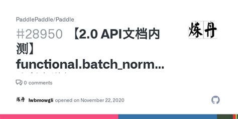 API文档内测functional batch norm文档问题 Issue PaddlePaddle Paddle GitHub