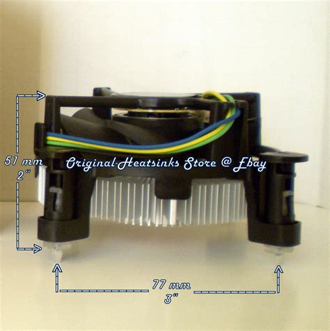 Intel Core I5 4500 4400 4600 Cpu Cooler Fan Series For Lga 115x 65w Processors