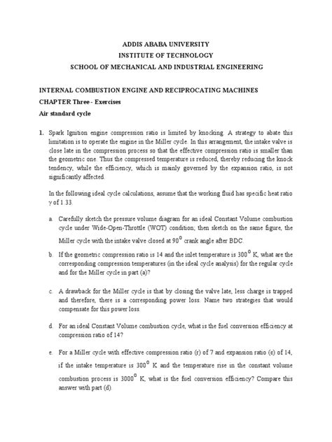 Chapter 3 Exercises Pdf Machines Vehicle Technology