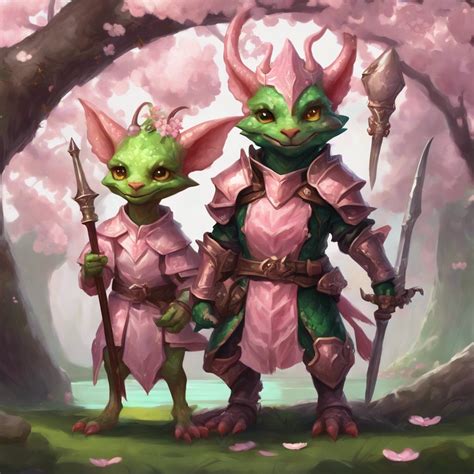 A Cute Small Female Kobold Wizard Fanart