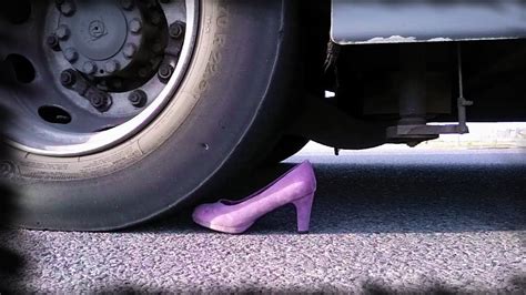 Heels Vs City Bus Include Slow Motion Crush Experiment 🤣🤣🤣