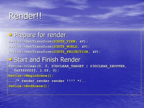 Ppt D Programming And Directx Api Powerpoint Presentation Free