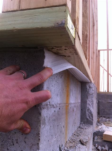Walls Framed Before Brick Placed On Foundation Brick Ledge Structural Inspections Internachi