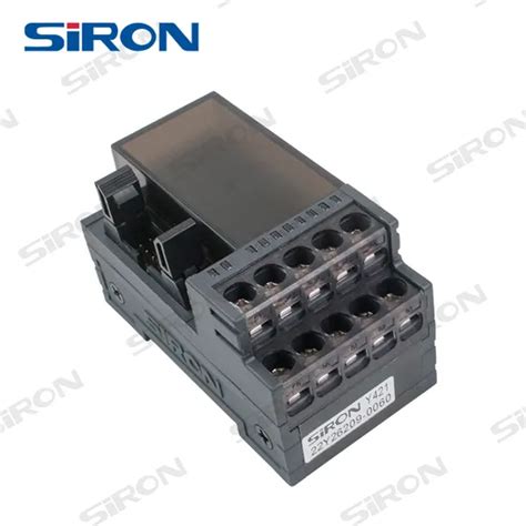 Siron Miniature Space Saving DIN Rail Mounting Mil Plug Bit V Pluggable Relay Relay And