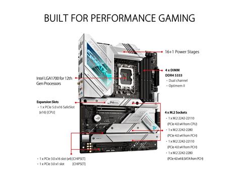 Asus Z690 A Rog Strix Gaming Atx Mainboard Startech Computers