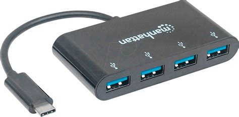 Manhattan Usb Hub Port Usb C Port At Reichelt Elektronik
