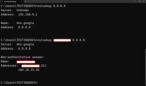 Windows Nslookup Command Testingdocs