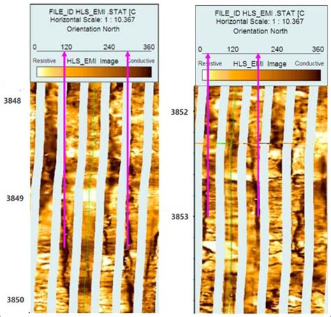 Formation Imaging Logging Of Bucn E The Left Is Collapse Azimuth