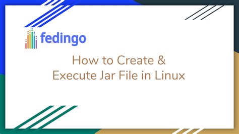 Ppt How To Create And Execute Jar File In Linux Powerpoint Presentation Id11580267