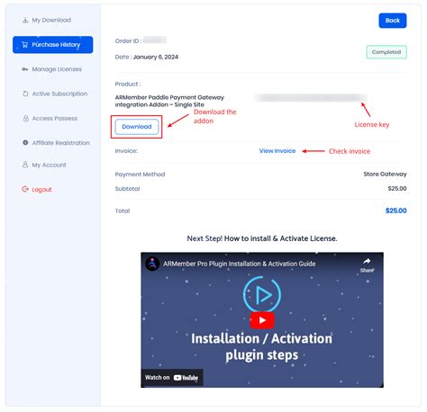 Learn How To Activate Armember Addon License