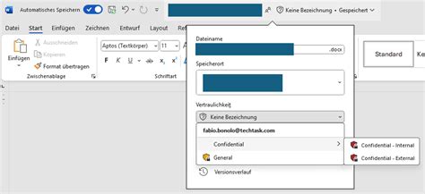 Sensitivity Labels Wie Du Deine M365 Daten Schützen Kannst • Techtask Strategie Beschaffung
