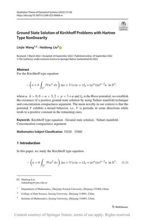 Ground State Solution Of Kirchhoff Problems With Hartree Type Nonlinearity
