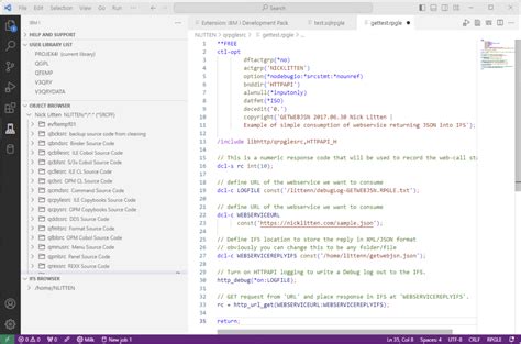 ibm i can consume webservices using api lib nick litten [ibm i as400 iseries