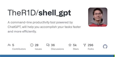 Github Ther1dshellgpt A Command Line Productivity Tool Powered By