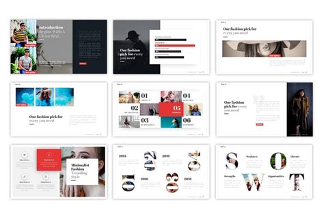 Modist Fashion PowerPoint Template Rrpicks