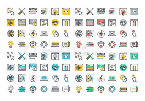 编码免抠元素 创意设计工具图标集 创意设计工具图标集图片免费下载 5090093921 千图网pro