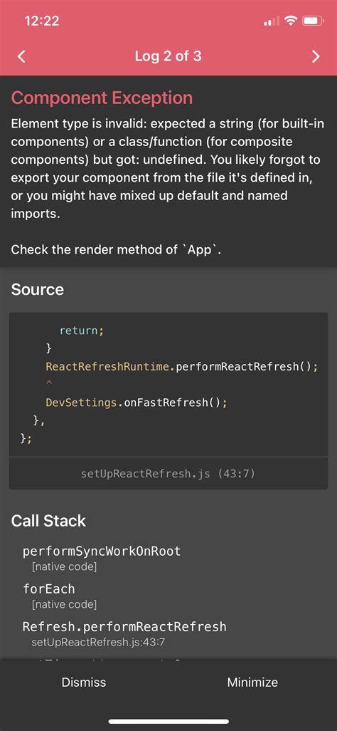 Javascript React Native App Is Not Rendering The Component Stack Overflow