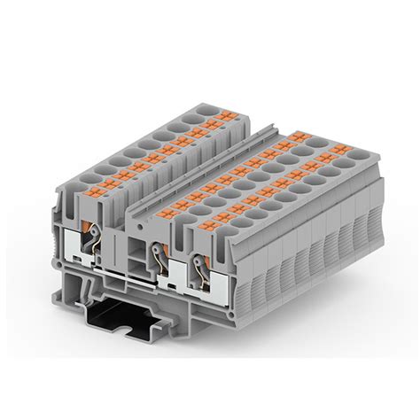 PT G Push In Spring Type Terminal DIN Rail China Terminal Block And DIN Rail Terminal