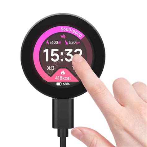 Raspberry Pi Pico 1 28inch Touch Round LCD Display Screen On Board RP2040 Metal Case SpotPear