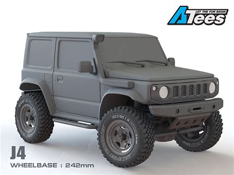 Mst Suzuki Jimny J4 Lexan Body For Cfx Cmx Chassis