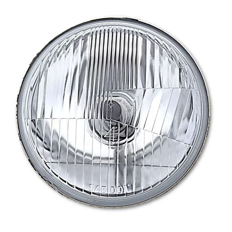5 34 Motorcycle 6v 6 Volt Stock Glass Metal Headlight Led Light