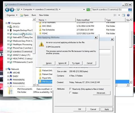 How To Fix An Error When Applying Attributes To The File R Marketing