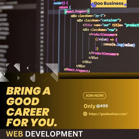 Learn Web Development With Goo Business Goo Business Posted On The