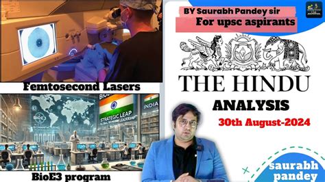 30th August 2024 The Hindu Editorial And News Analysis Daily Current Affairs Saurabh Pandey