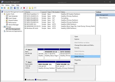 How To Delete Or Unpartition Usb Drive Partitions On Windows 1087